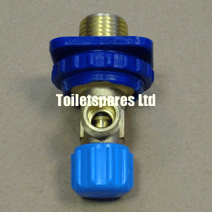 Roca Compact Isolation Tap - toiletspares.co.uk