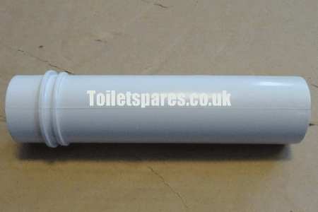 Vitra Short Straight Flush Pipe - toiletspares.co.uk