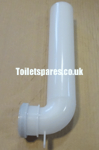 Long drop pipe 234mm - toiletspares.co.uk