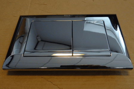 Roca L1 cable plate chrome - toiletspares.co.uk