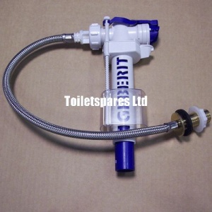 Geberit Inlet Valve with 1/2" Flexi Hose - toiletspares.co.uk