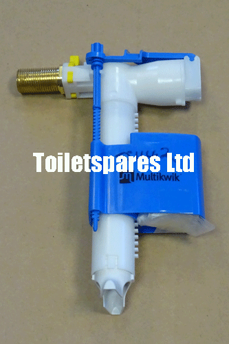 Multikwik standard 1/2" side entry inlet valve. - toiletspares.co.uk