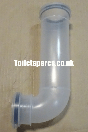 Drop pipe 168mm - toiletspares.co.uk