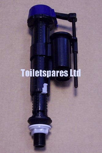 Black and blue BE Inlet valve - toiletspares.co.uk