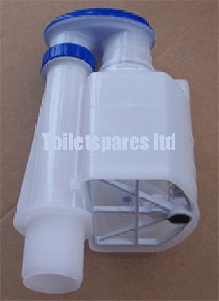 Metro 3 Part Syphon (D Shaped) - toiletspares.co.uk